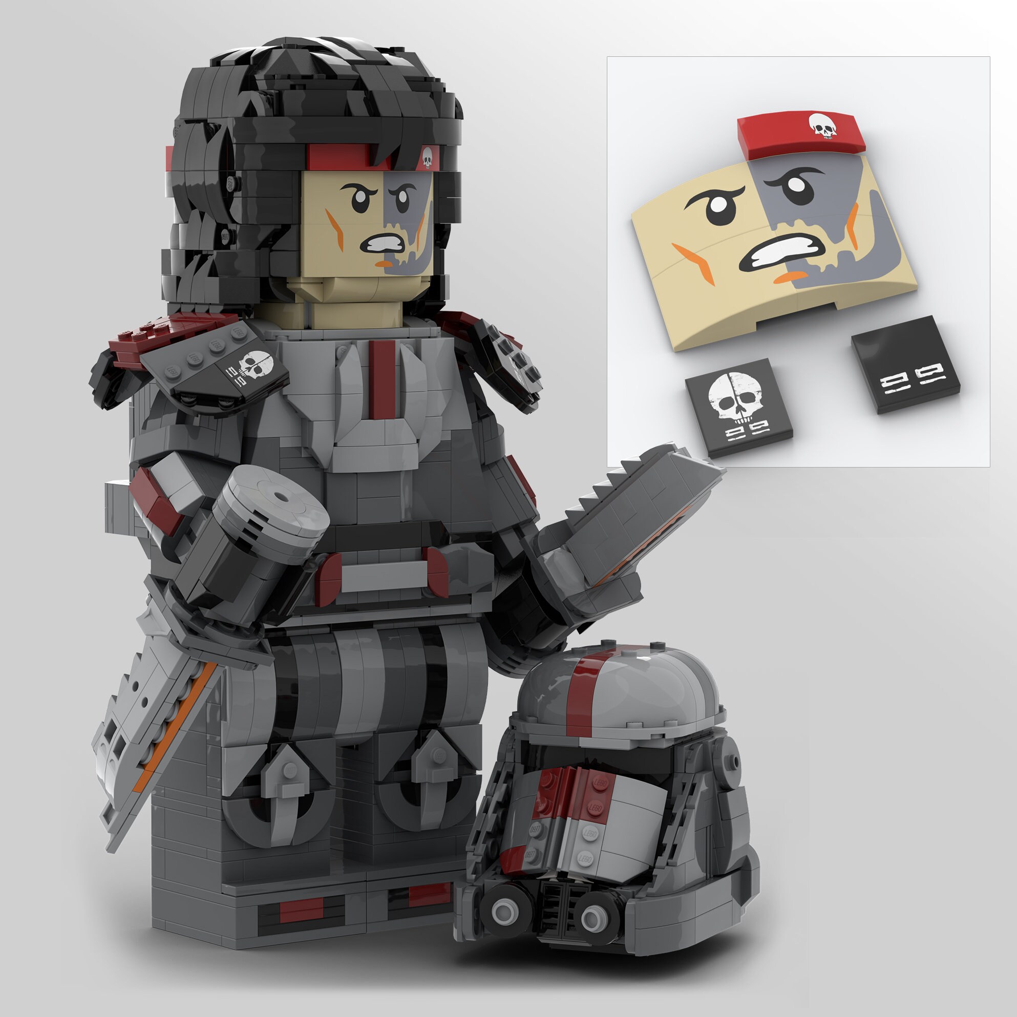 MOC - Hunter (alt) Custom Printed Pieces - Etsy