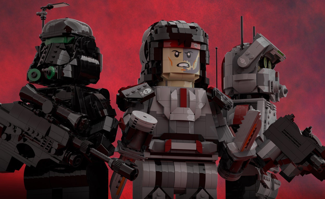 MOC - Hunter (alt) Buildable Figure | PDF Instructions Only - Etsy