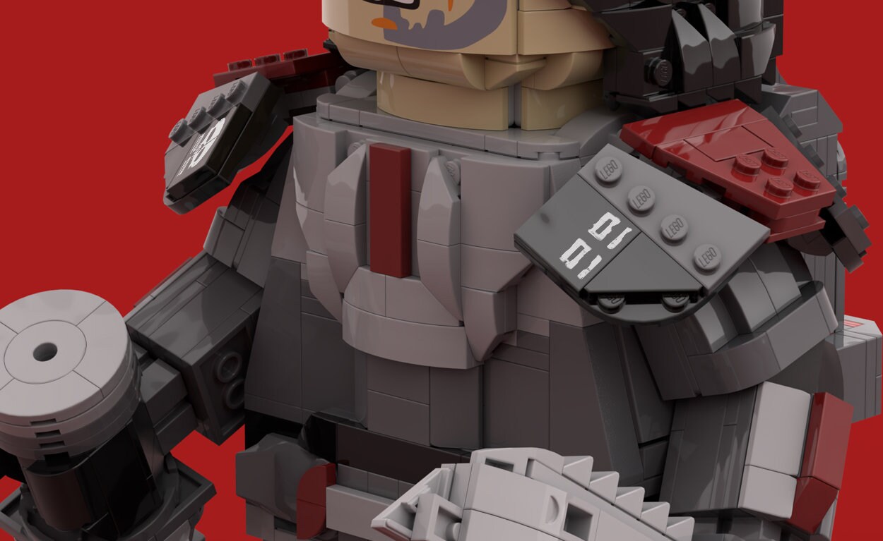 MOC - Hunter (alt) Buildable Figure | PDF Instructions Only - Etsy