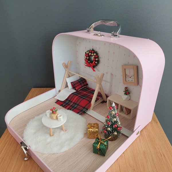 Suitcase Dollhouse - Etsy