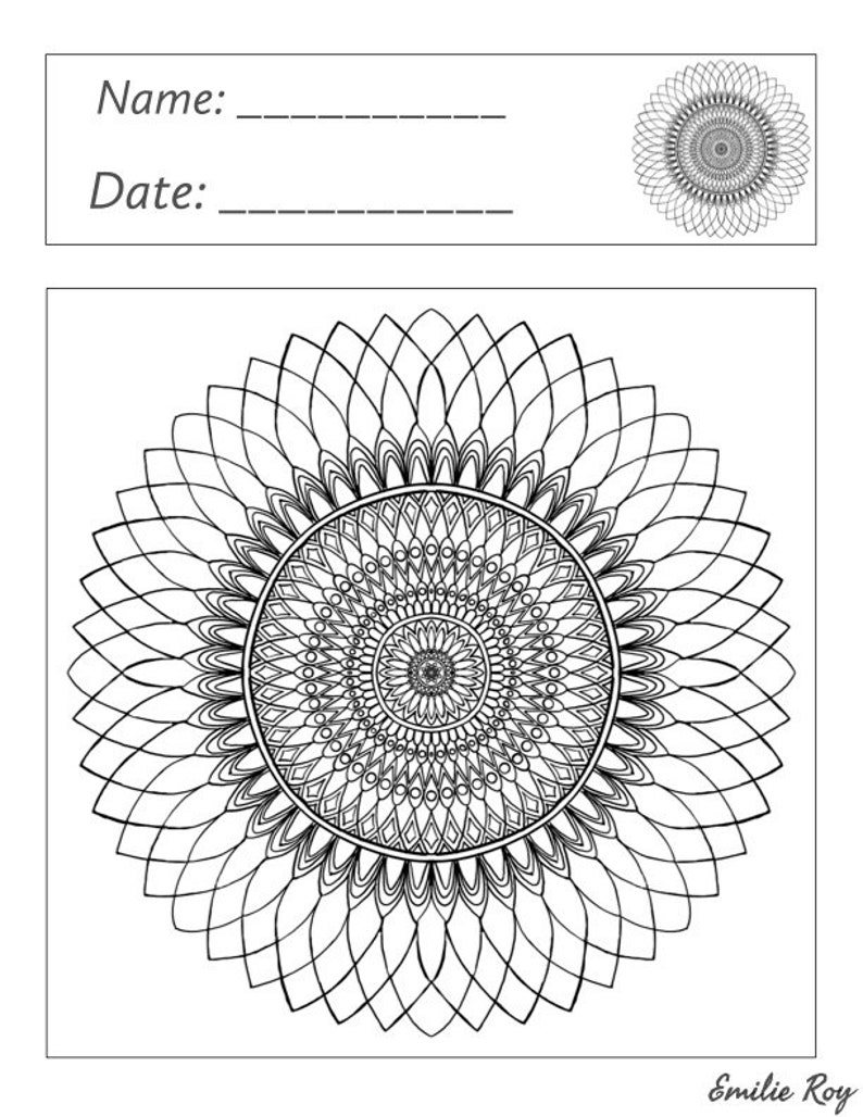 Geometric Tangle Colouring Pages Digital Download - Etsy