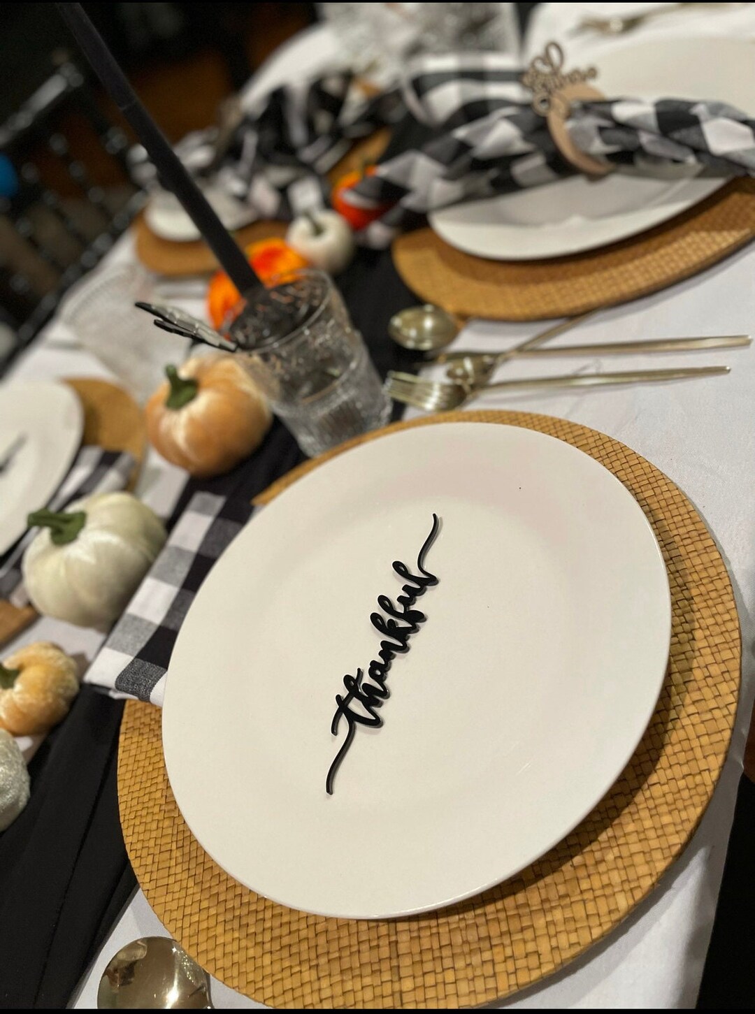 Thanksgiving Place Cards, Thanksgiving Name Plates, Holiday Decor ...