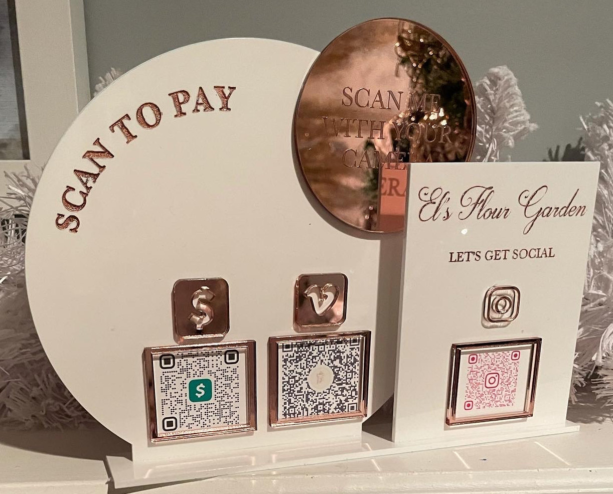 Scan to Pay Sign, Payment Sign/ Social Media Sign, QR Code Scan Sign - Etsy