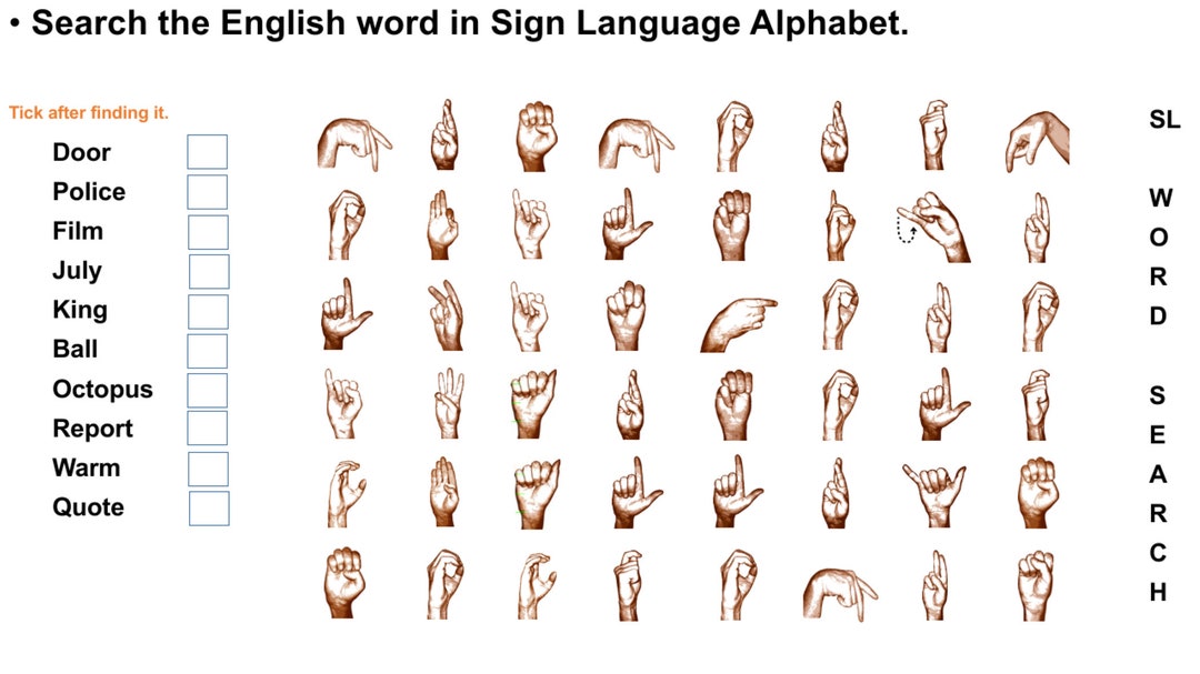 SL Word Search Games - Etsy