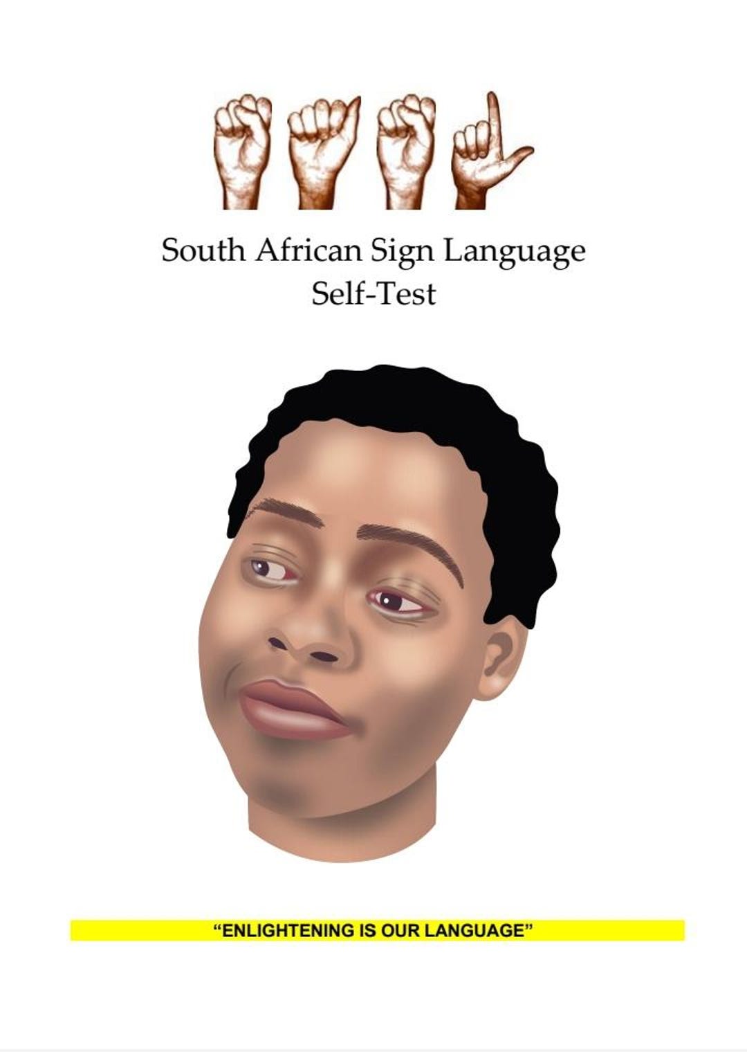 SA Sign Language Self-test Book - Etsy