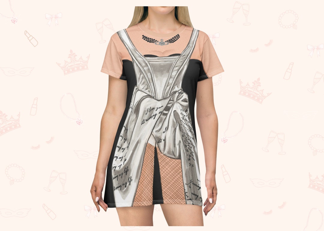 Poetry T-shirt Dress | Easy Costume, Fun Loungewear, Unique Gift - Etsy