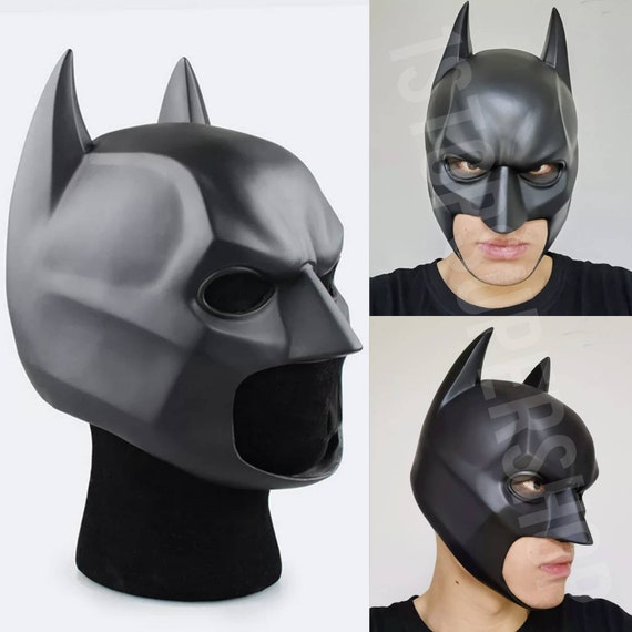 The Dark Knight BATMAN MASK Cosplay Costume christian Bale / | Etsy