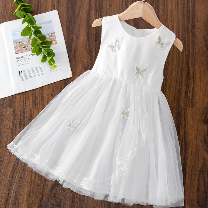 Girls Party Dress, Girls Summer Dress, Girls Georgette and Cotton Dress ...