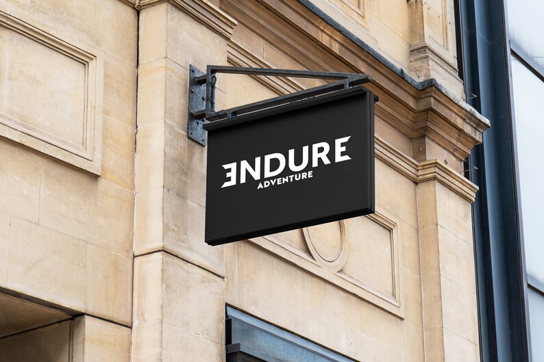 Rectangle Shop Front Sign PSD Mockup, Shop Sign Mockup Editable With ...