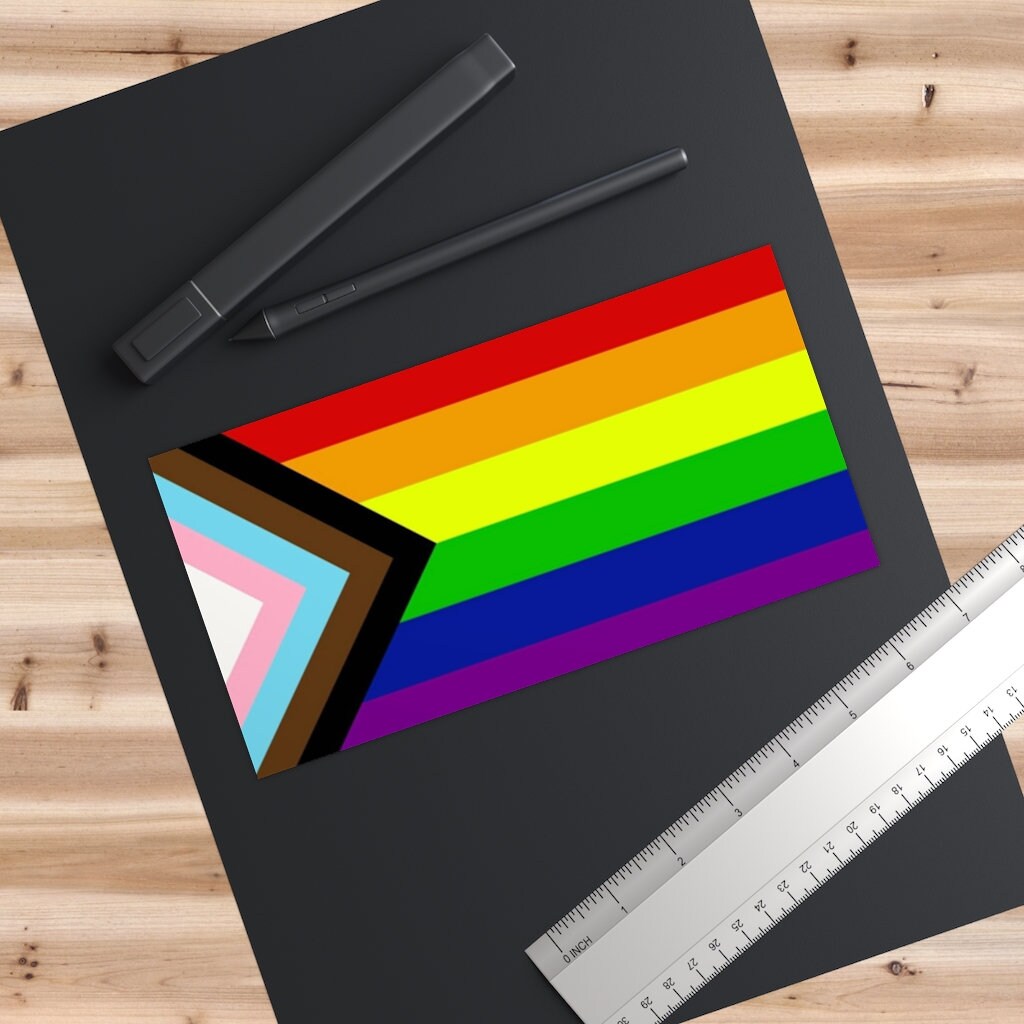 Pride Progress Bumper Sticker - Etsy