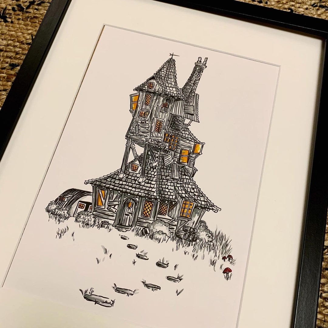 Fuchsbau Haus der Weasley Ron Weasely HP Hogwarts - Etsy.de