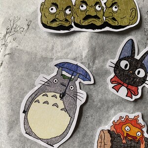 Mini Studio Ghibli Inspired Sticker Pack - Etsy