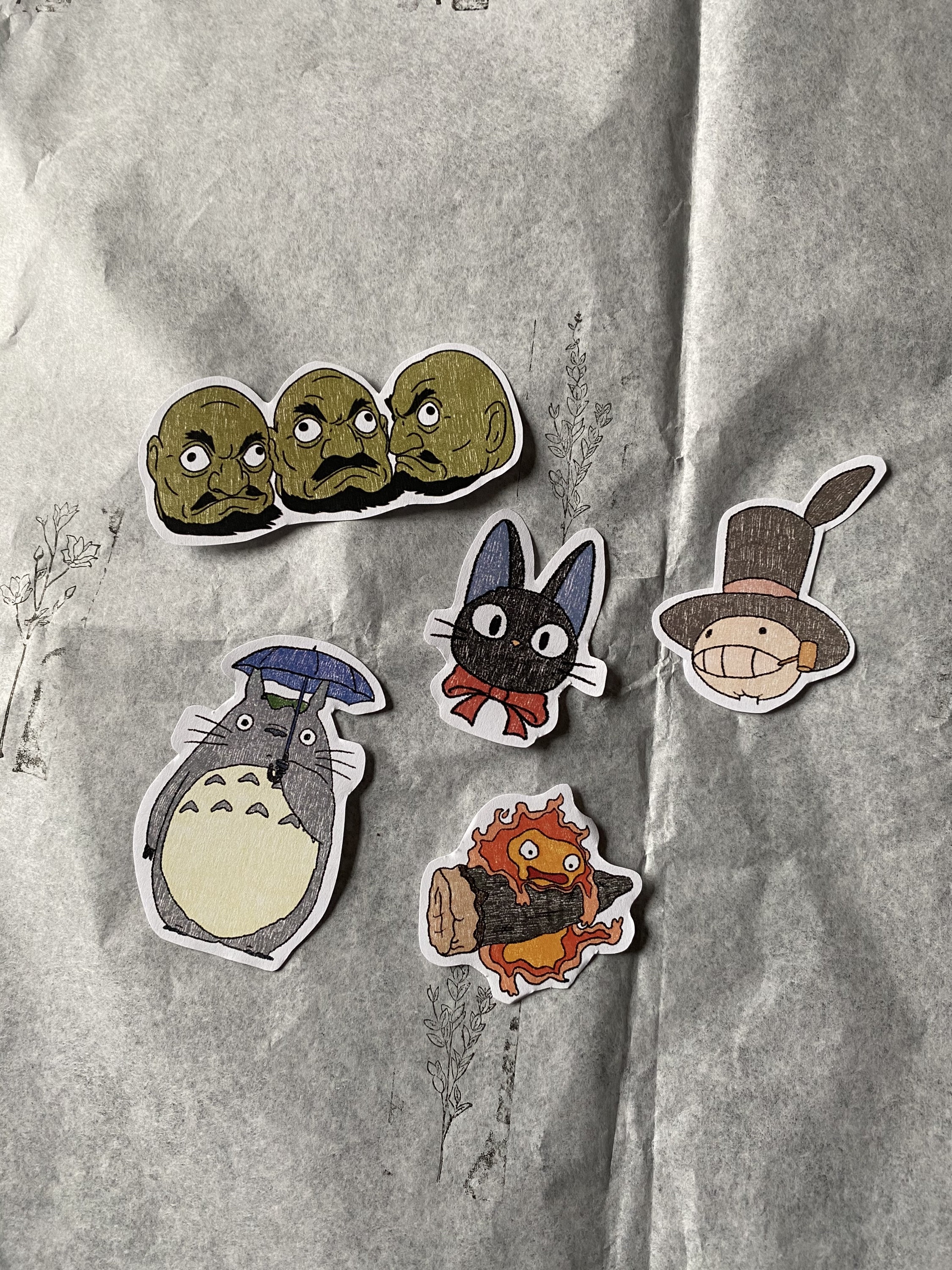 Mini Studio Ghibli Inspired Sticker Pack - Etsy UK