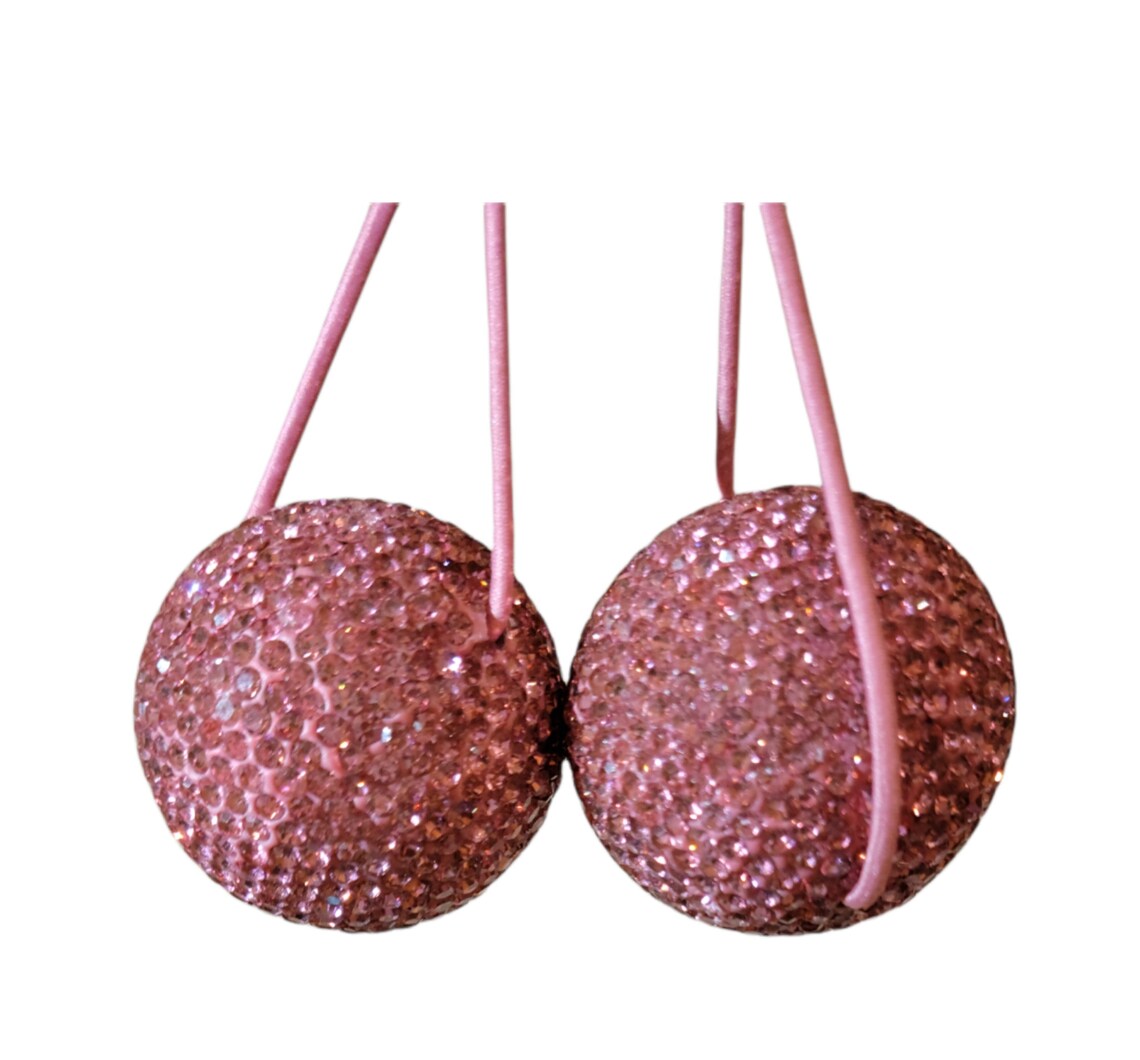 Small 20mm Disco Hair Bobbles. Rhinestone Hair Bobbles. Bobble - Etsy