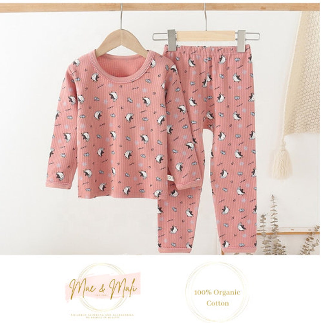 Cotton Kids Pajamas Childrens Pajamas Gifts for Kids Organic Girls ...