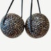 Large Oversized Jumbo 40mm Disco Hair Bobbles. Rhinestone Hair Bobbles ...