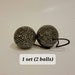 Large Oversized Jumbo 40mm Disco Hair Bobbles. Rhinestone Hair Bobbles ...