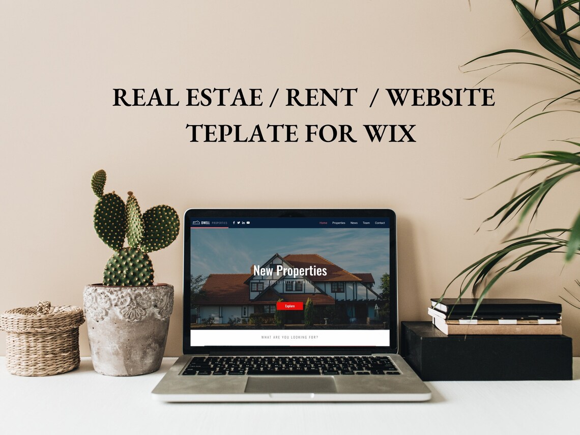Wix Website Template Wix Real Estate Website Design Real Estate Agent ...