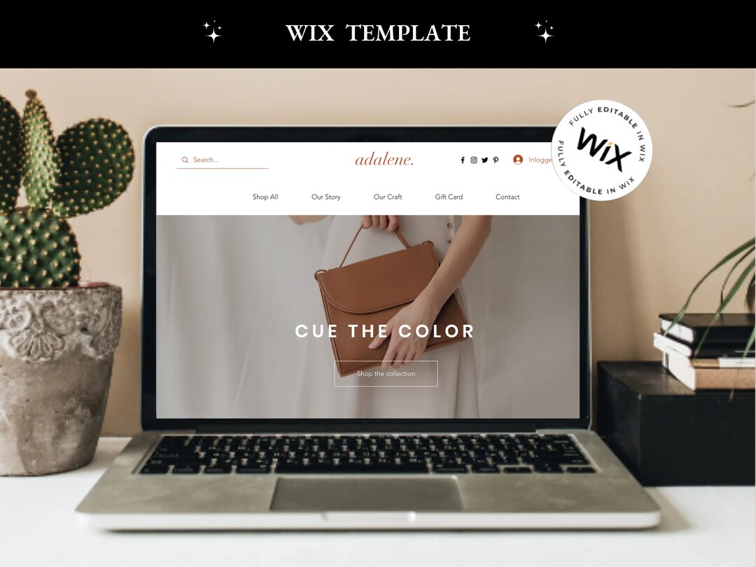 Wix Website Template E-commerce Wix Website Design Online Store Online ...