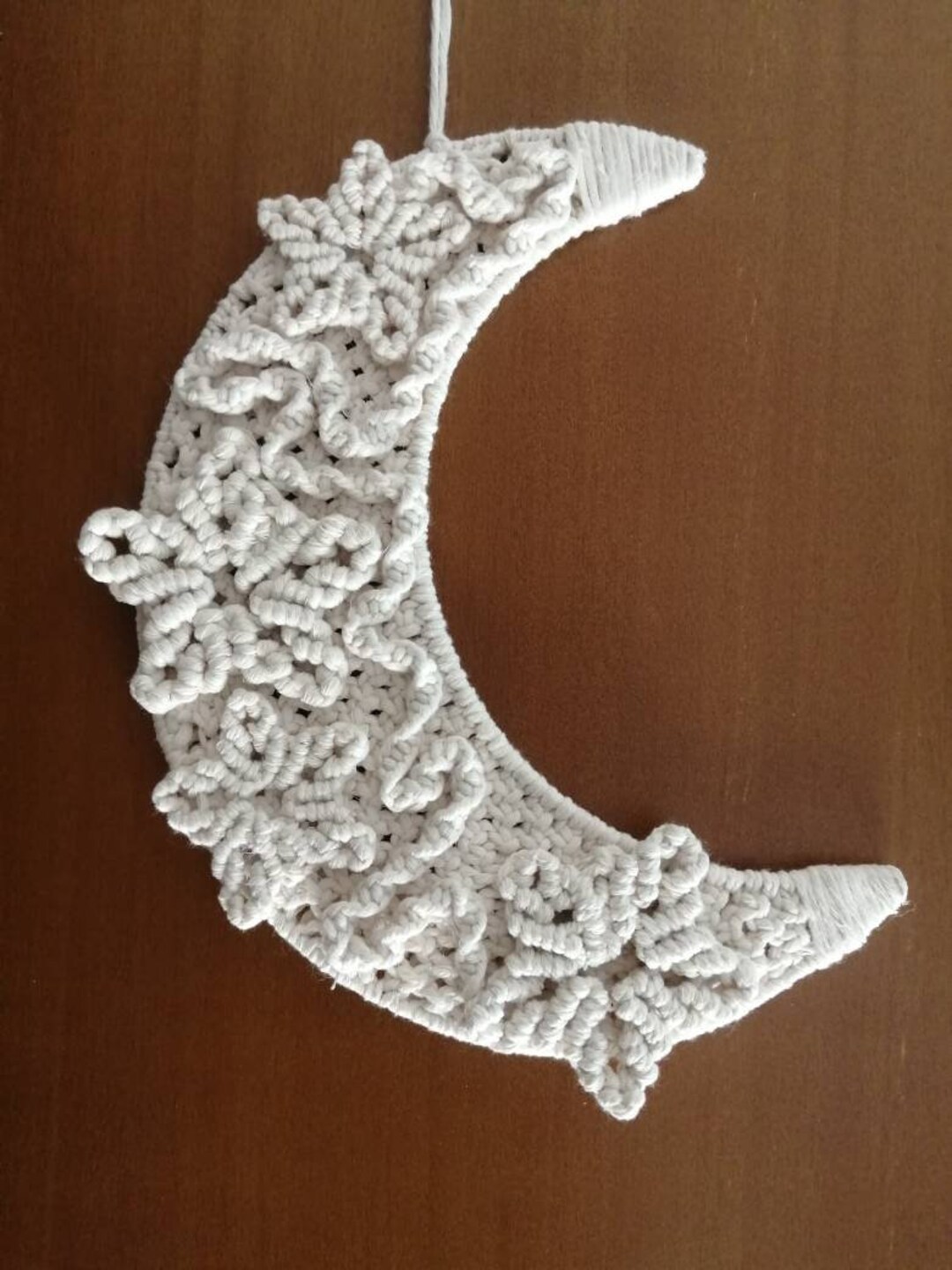 Macrame Moon, Macrame Moon, Boho Decor, Boho Style, Crescent Moon ...