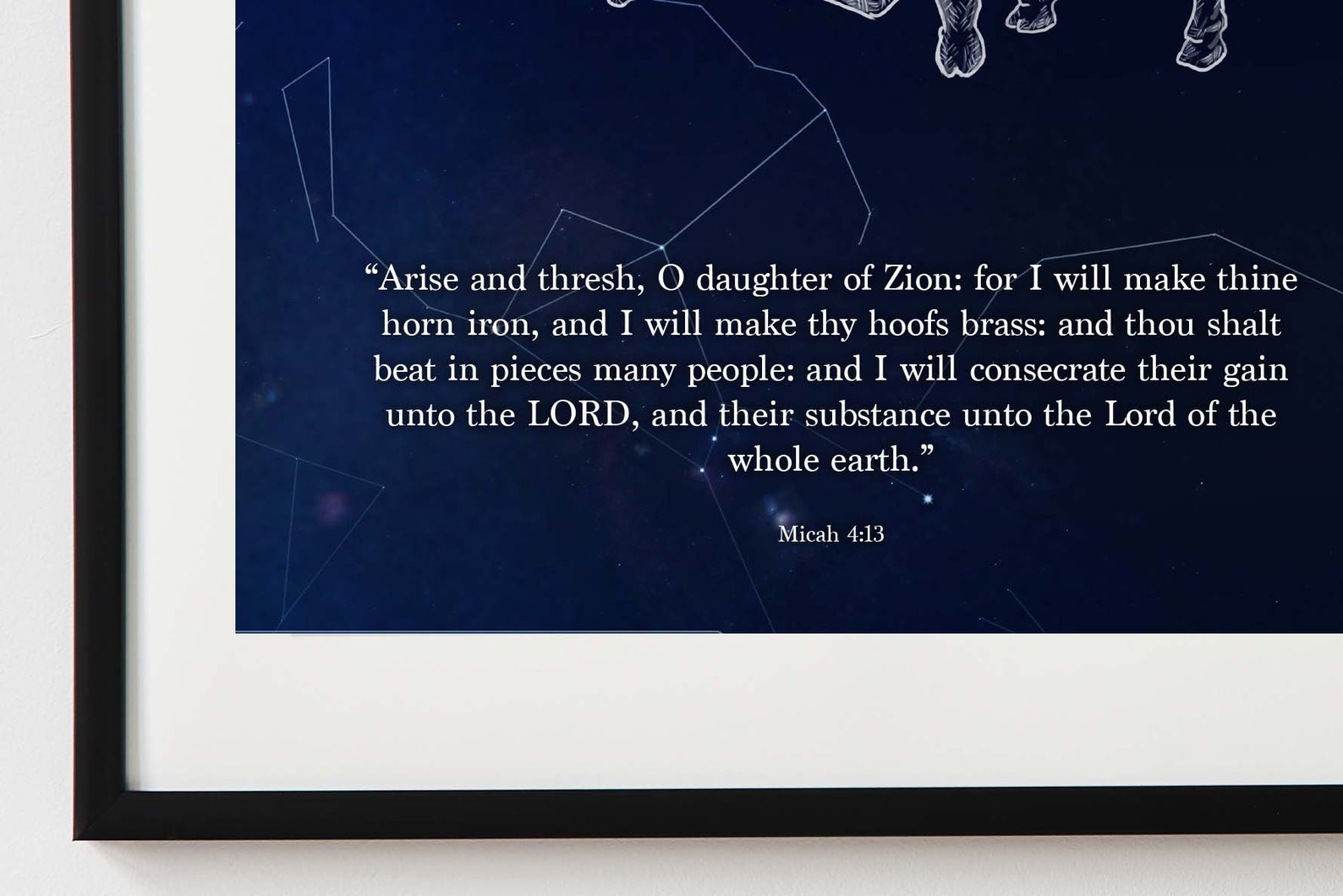 12 Zodiac Constellations Art With Scripture, Bible Verses, Scripture ...