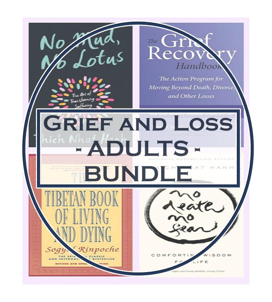 Grief and Loss (adults) Bundle - 4 Books + 12 Printable Worksheets ...