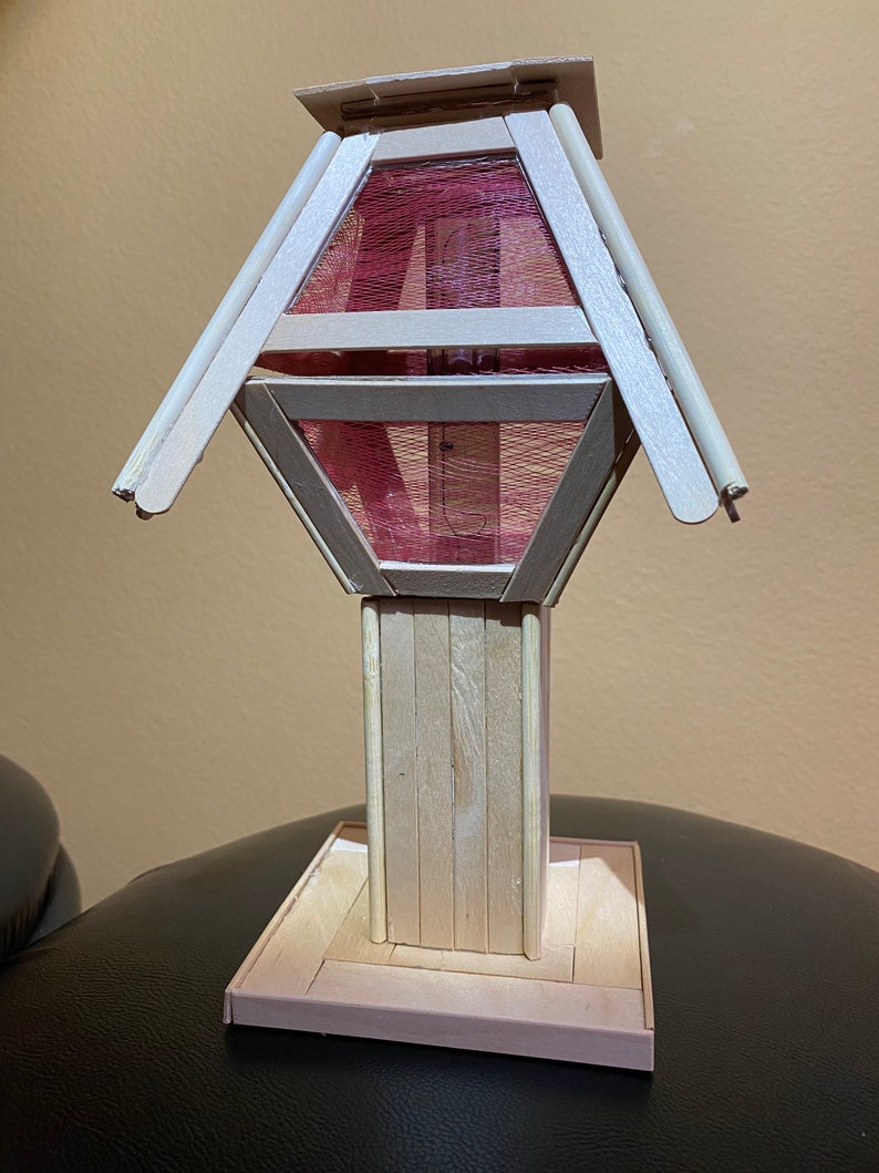 Wooden Lamp - Handmade and Functional Night Light - Unique Design Lamp ...
