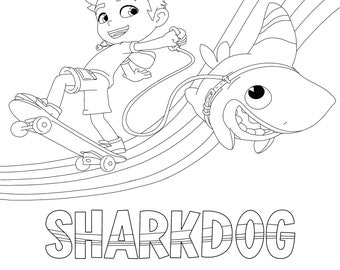 Sharkdog Svg | Etsy