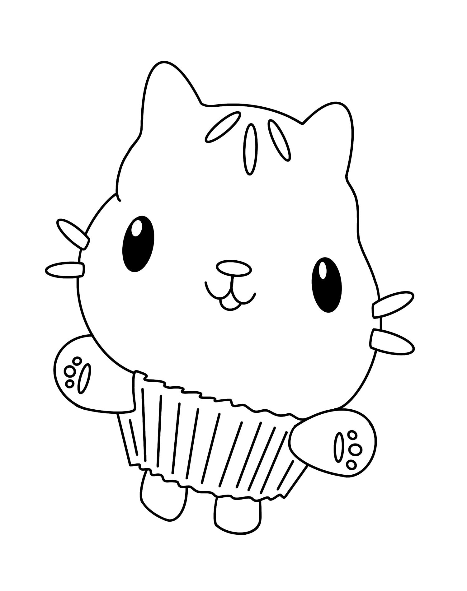 Digital SVG Download of Cakey Cat From Gabbys Dollhouse - Etsy