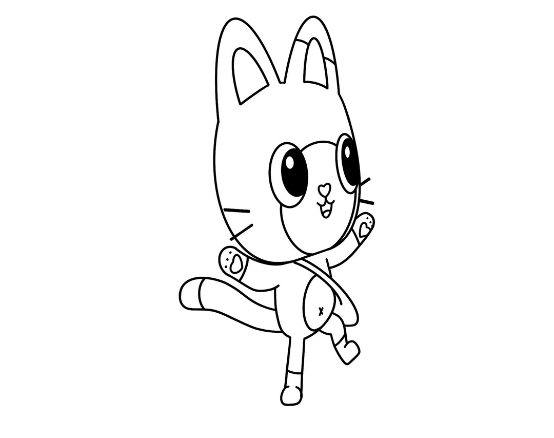 Pandy From Gabbys Dollhouse Digital SVG Download Cricut Compatible ...