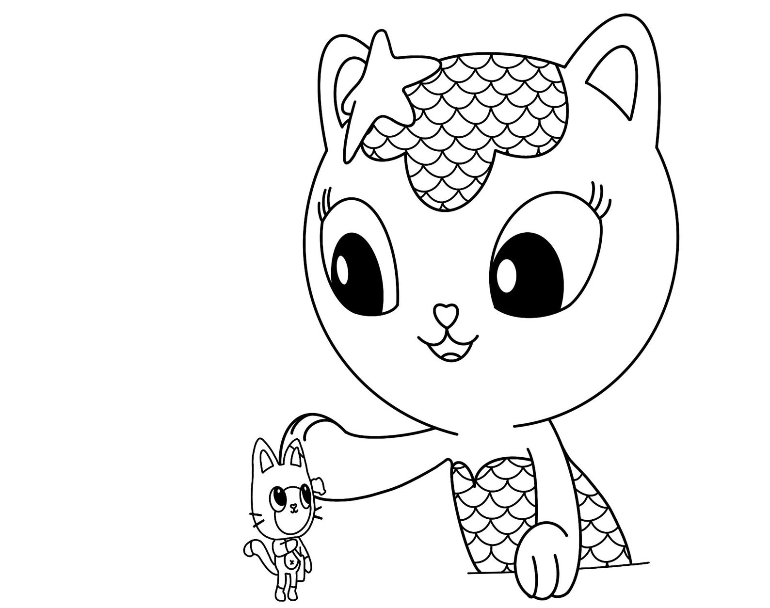 Giant Mercat Gabbys Dollhouse Digital SVG Download - Etsy