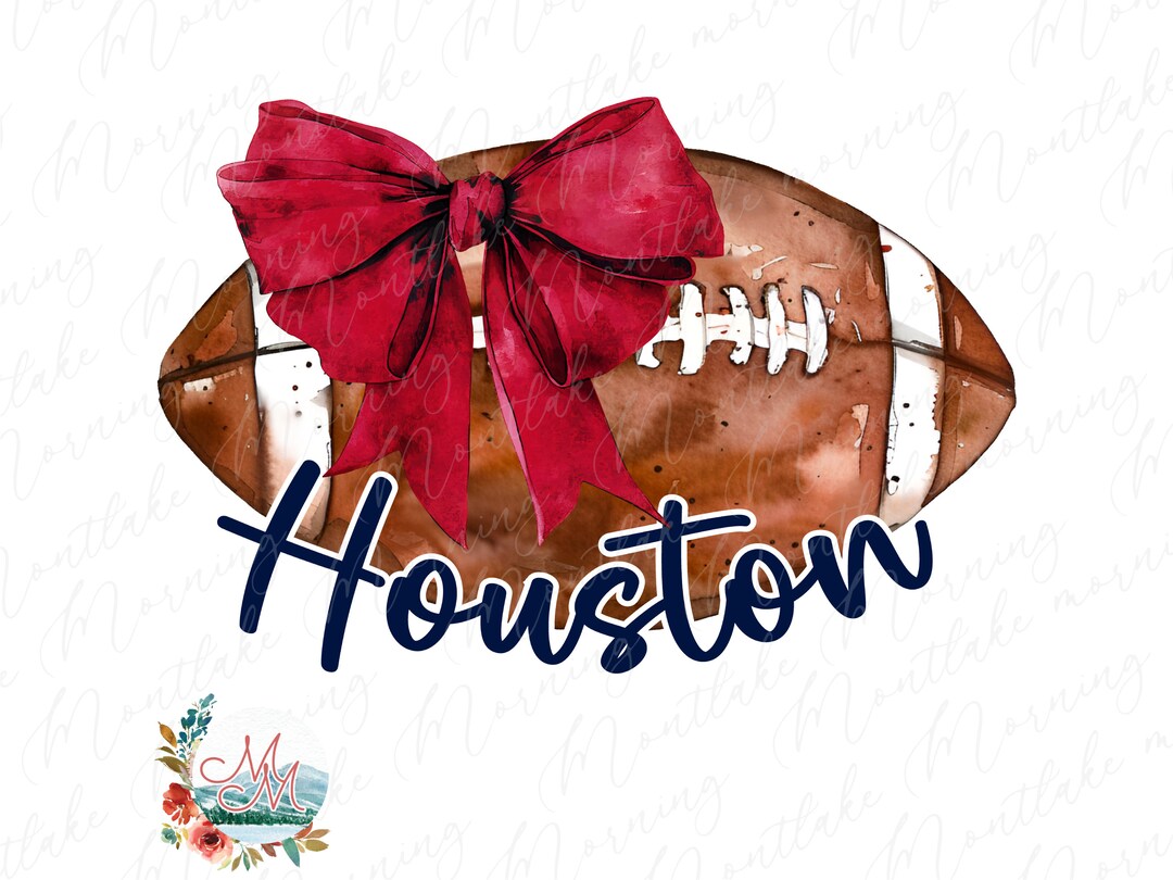 Coquette Football PNG Houston Football PNG Texas Football Design ...