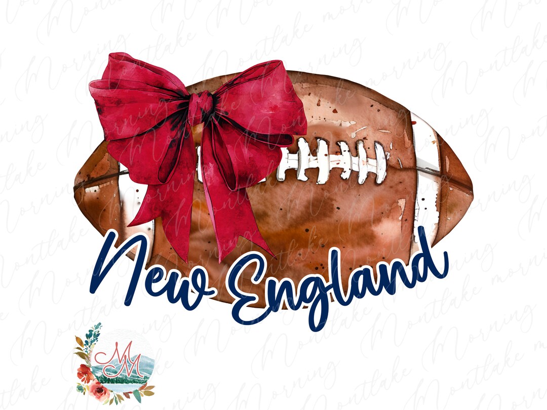 New England Football PNG | Coquette New England Football Digital Design ...