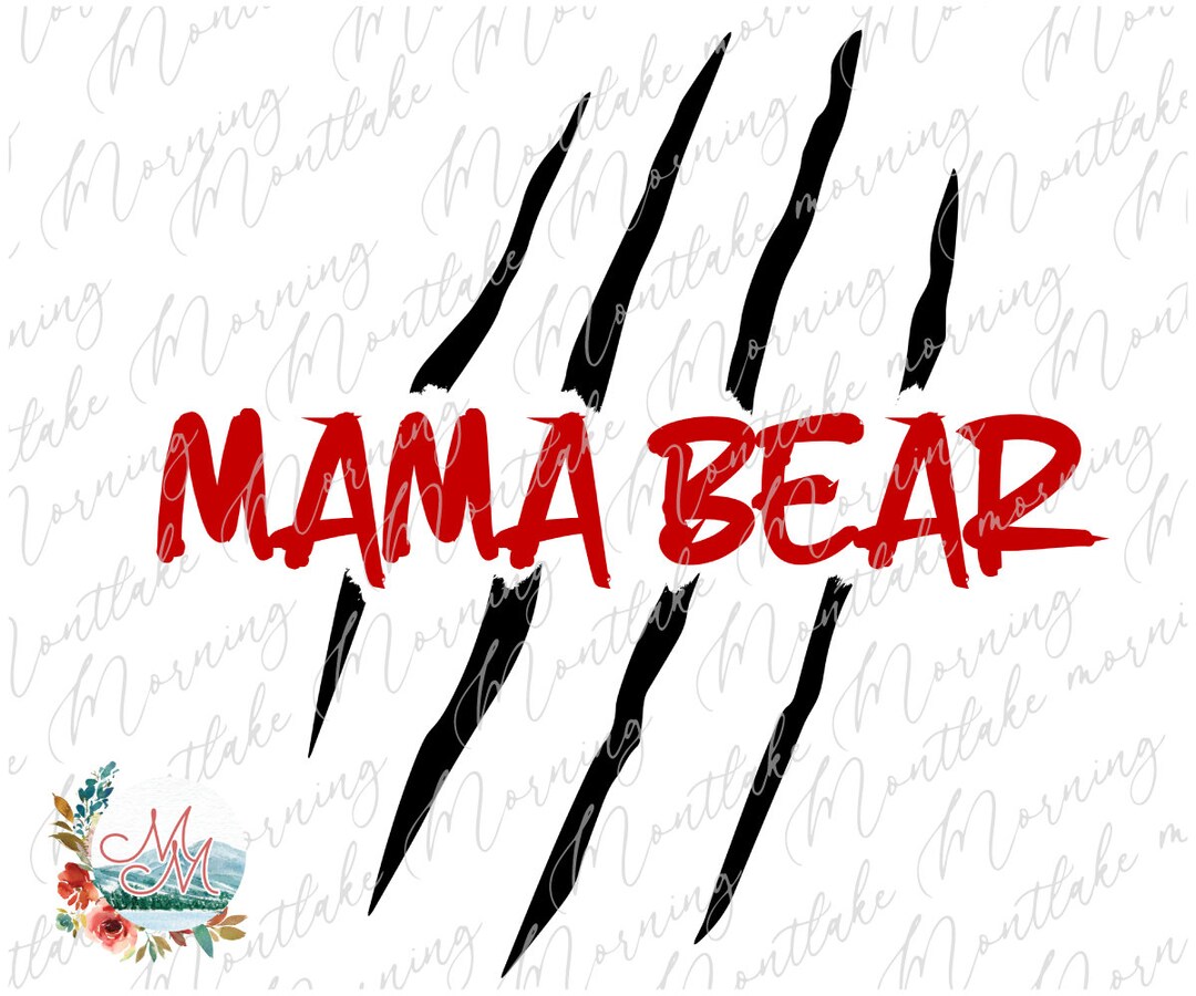 Mama Bear PNG | Mama Bear Slash Sublimation | Mother's Day Design ...