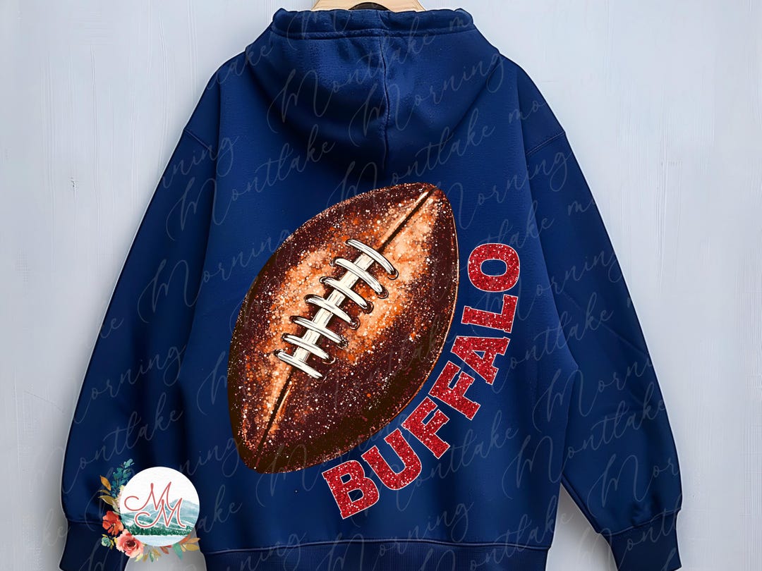Buffalo Football PNG | Buffalo Glitter Football File | Girly New York ...