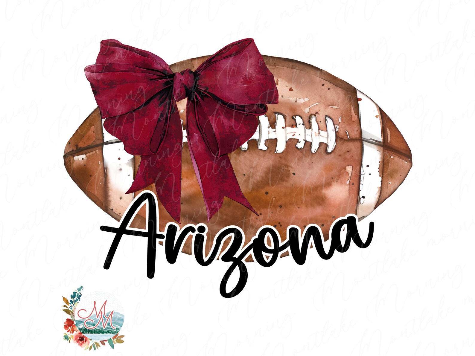 Coquette Football PNG | Arizona Football PNG | Arizona Football Design ...