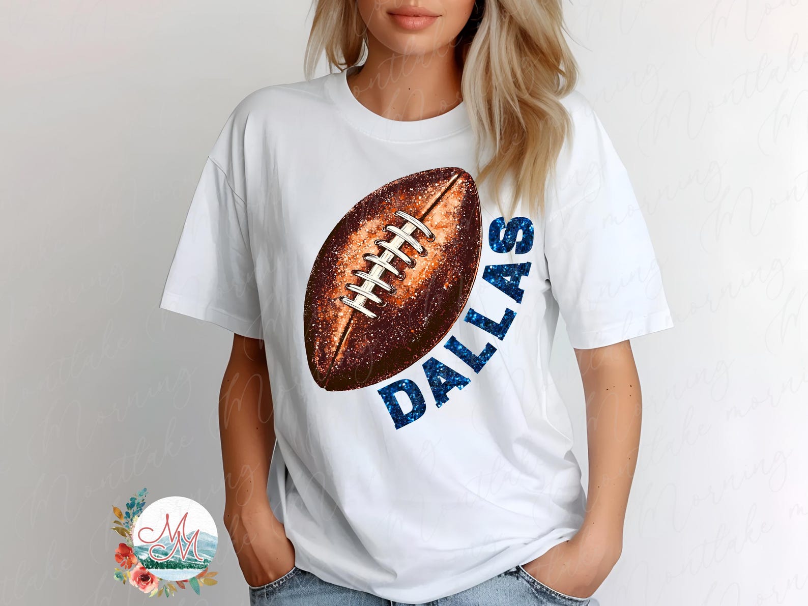 Dallas Football PNG | Dallas Glitter Football Png | Girly Texas ...