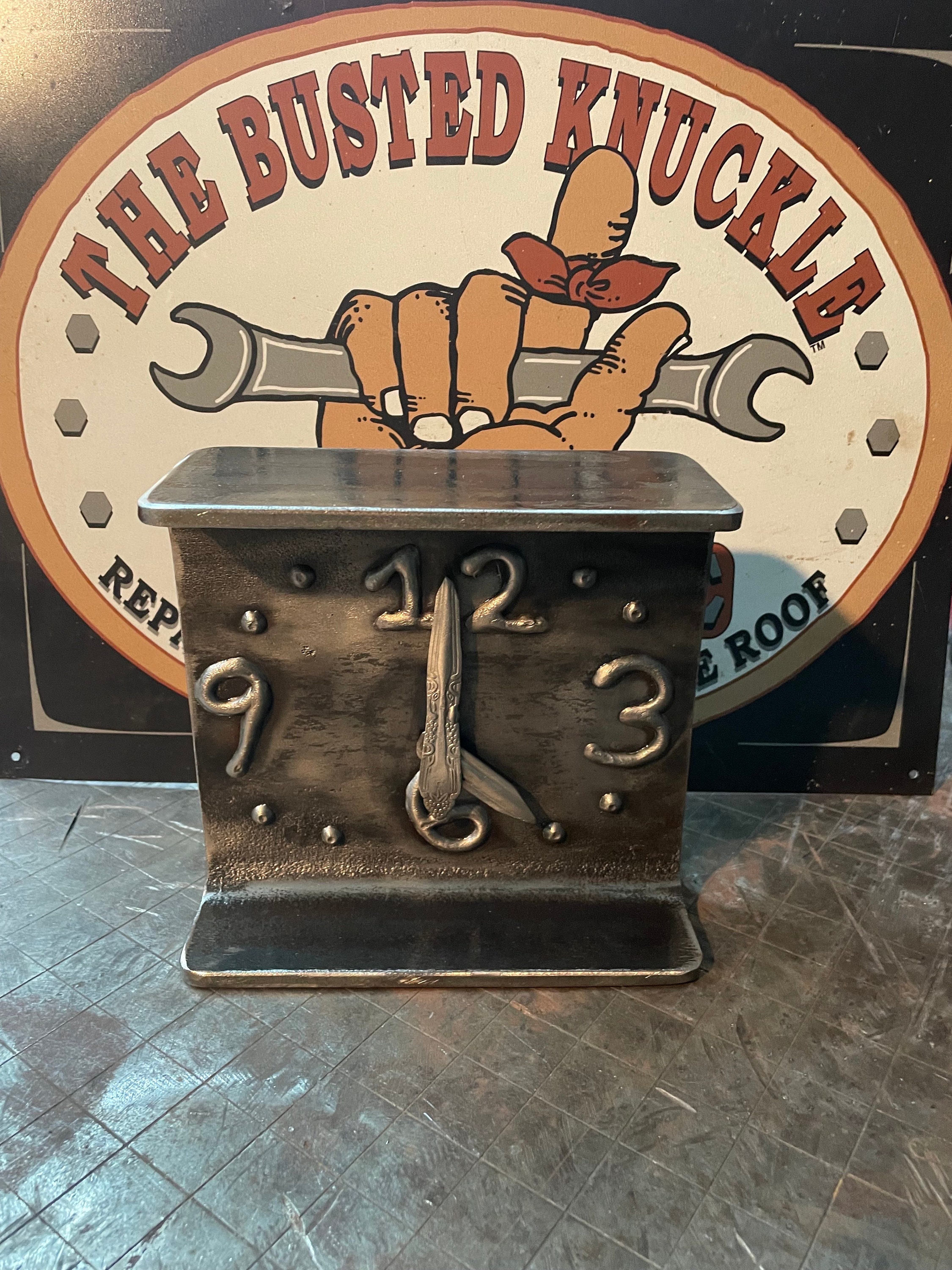 Its Always 5 O Clock I Beam Clock - Etsy