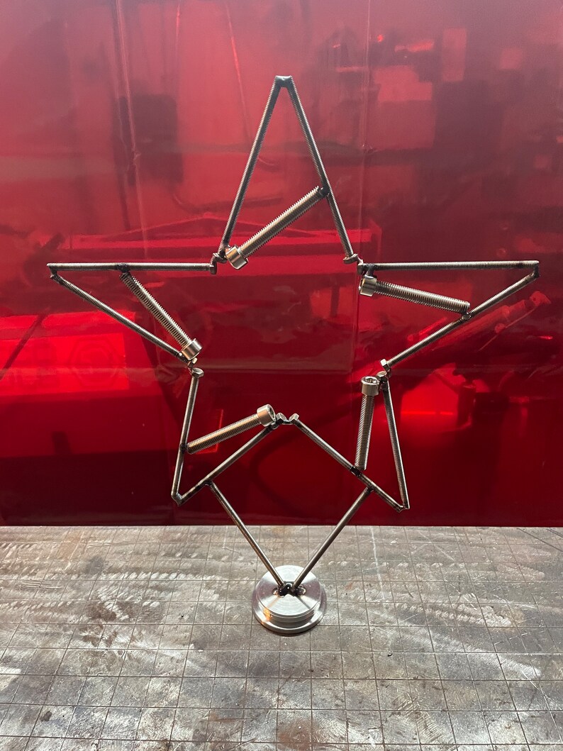 Welded Bolt Star Sculpture - Etsy