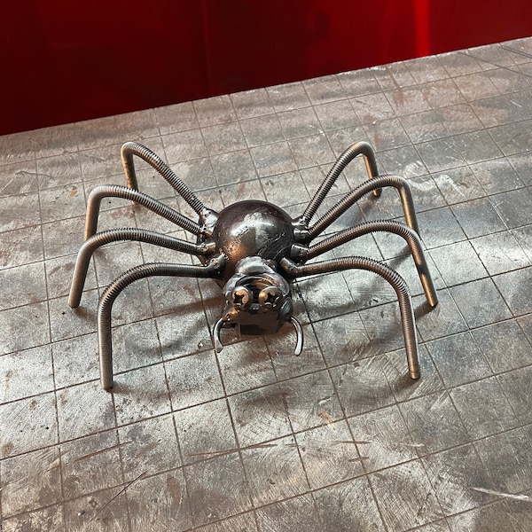 Spider Metal Sculpture - Etsy