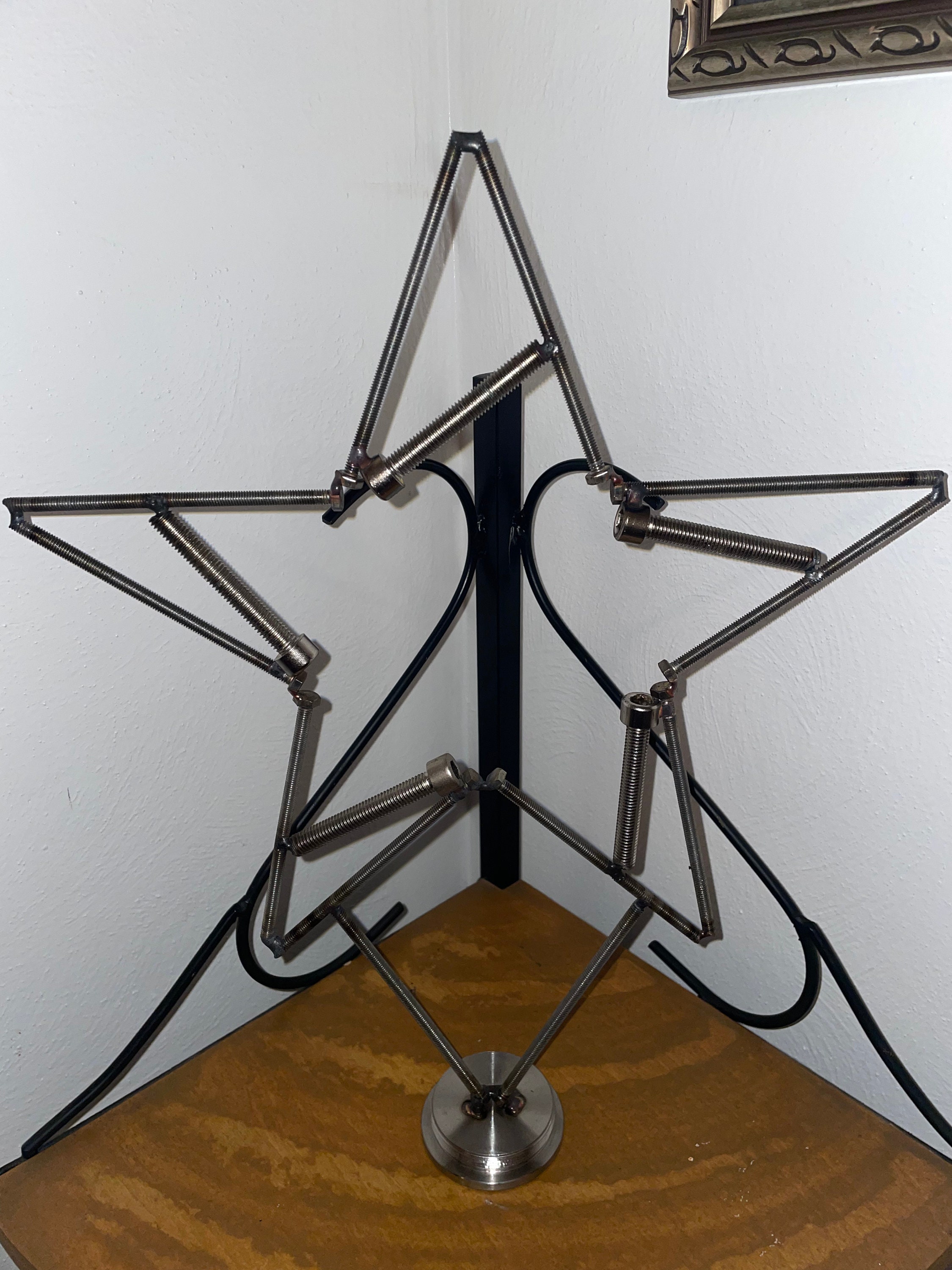 Welded Bolt Star Sculpture - Etsy