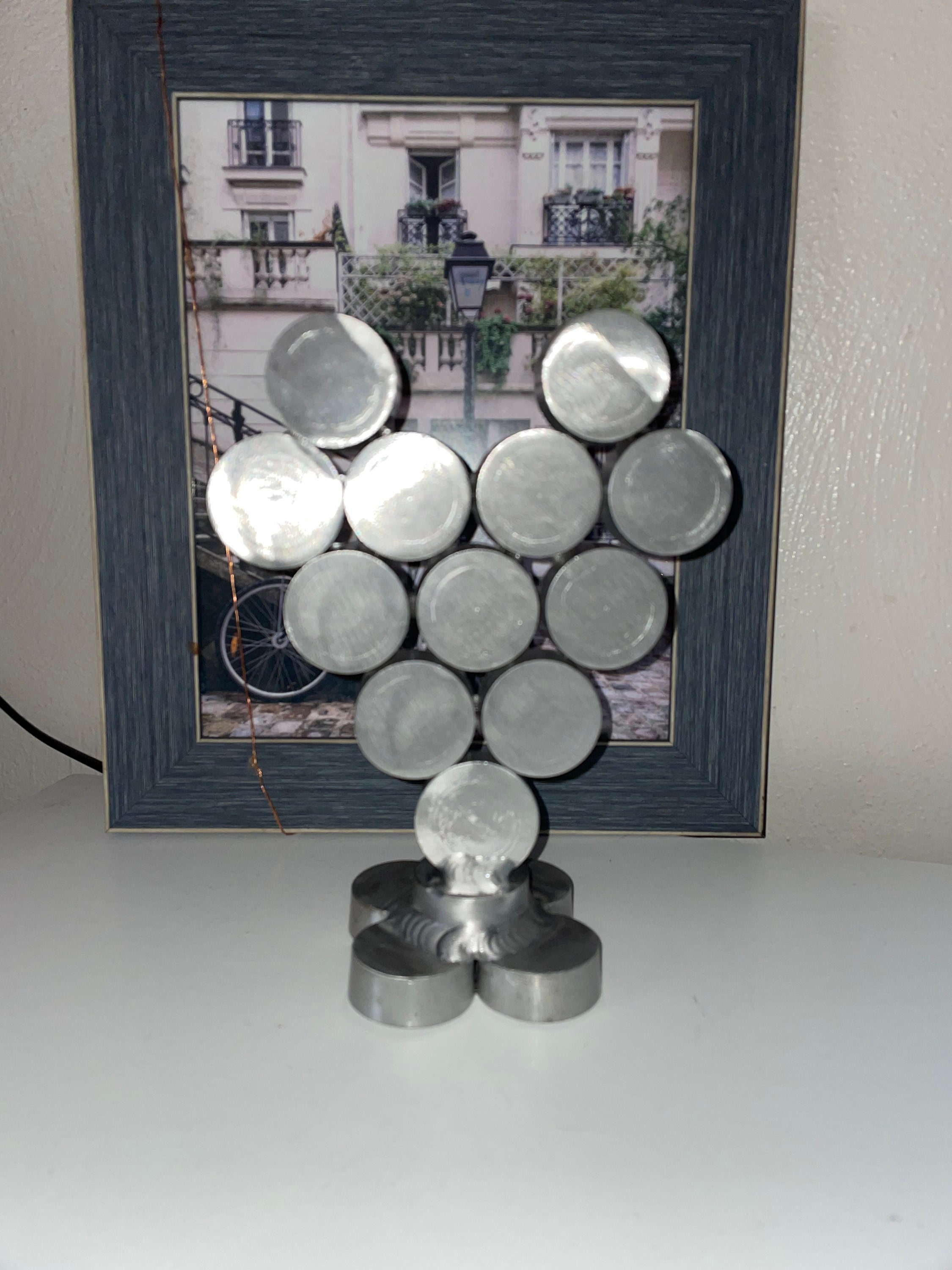 Welded Aluminum Slug Heart Sculpture - Etsy