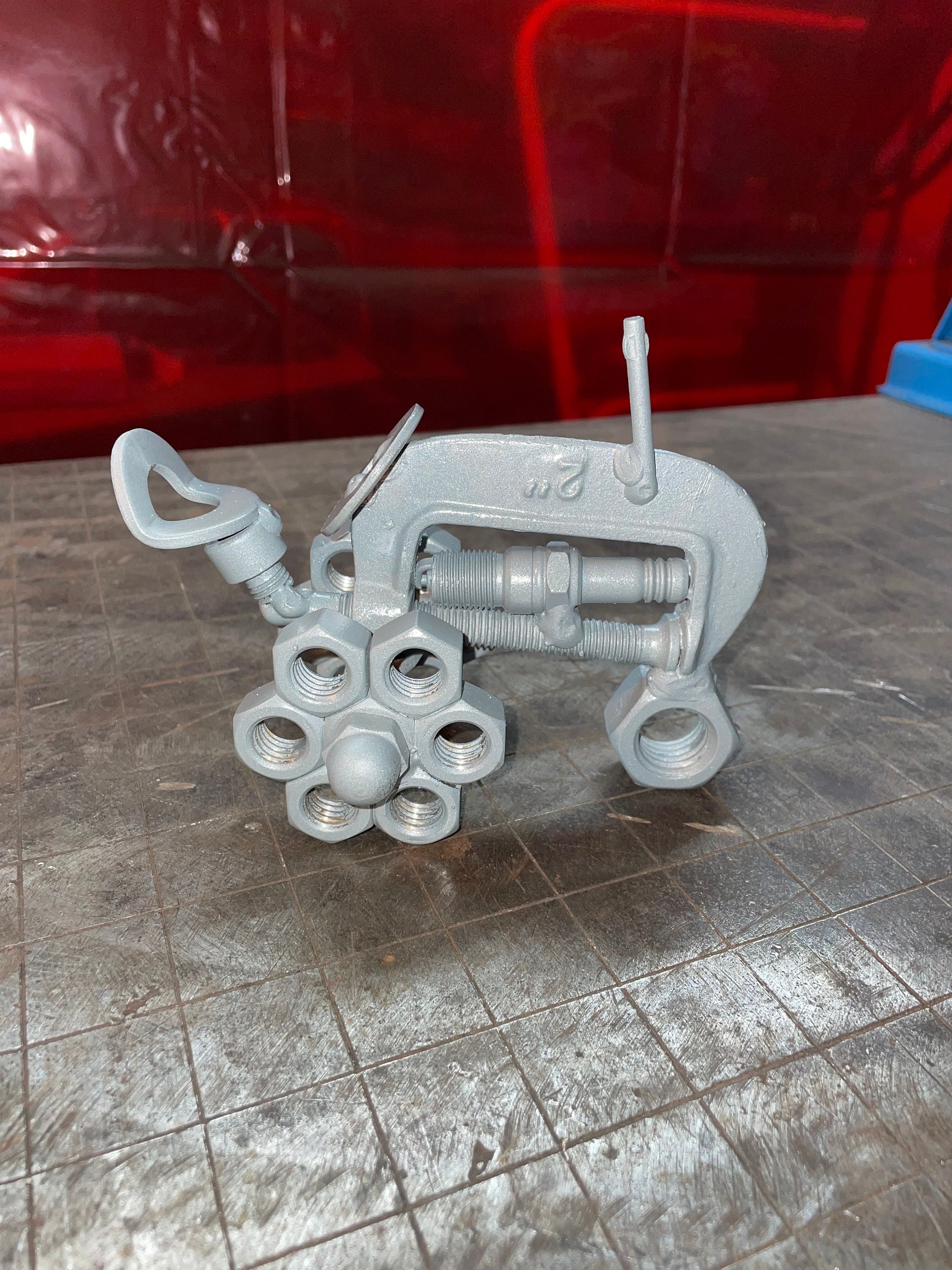 Small Gray Tractor - Etsy