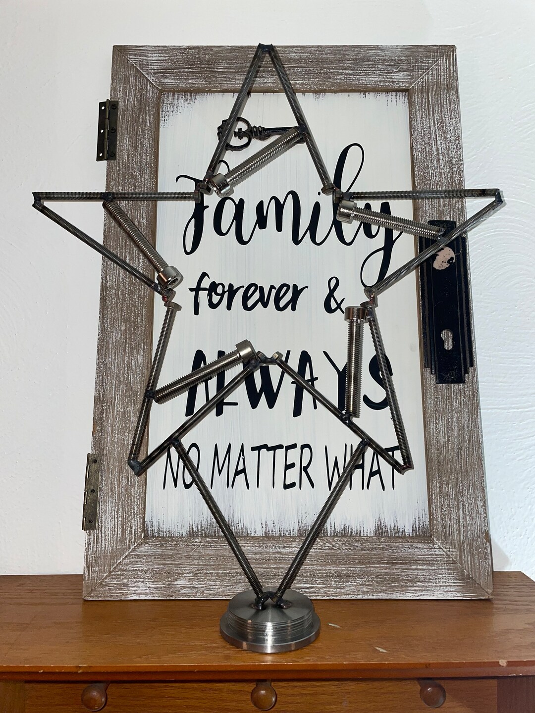 Welded Bolt Star Sculpture - Etsy