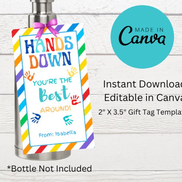 Hands Down Youre the Best Around Printable - Etsy