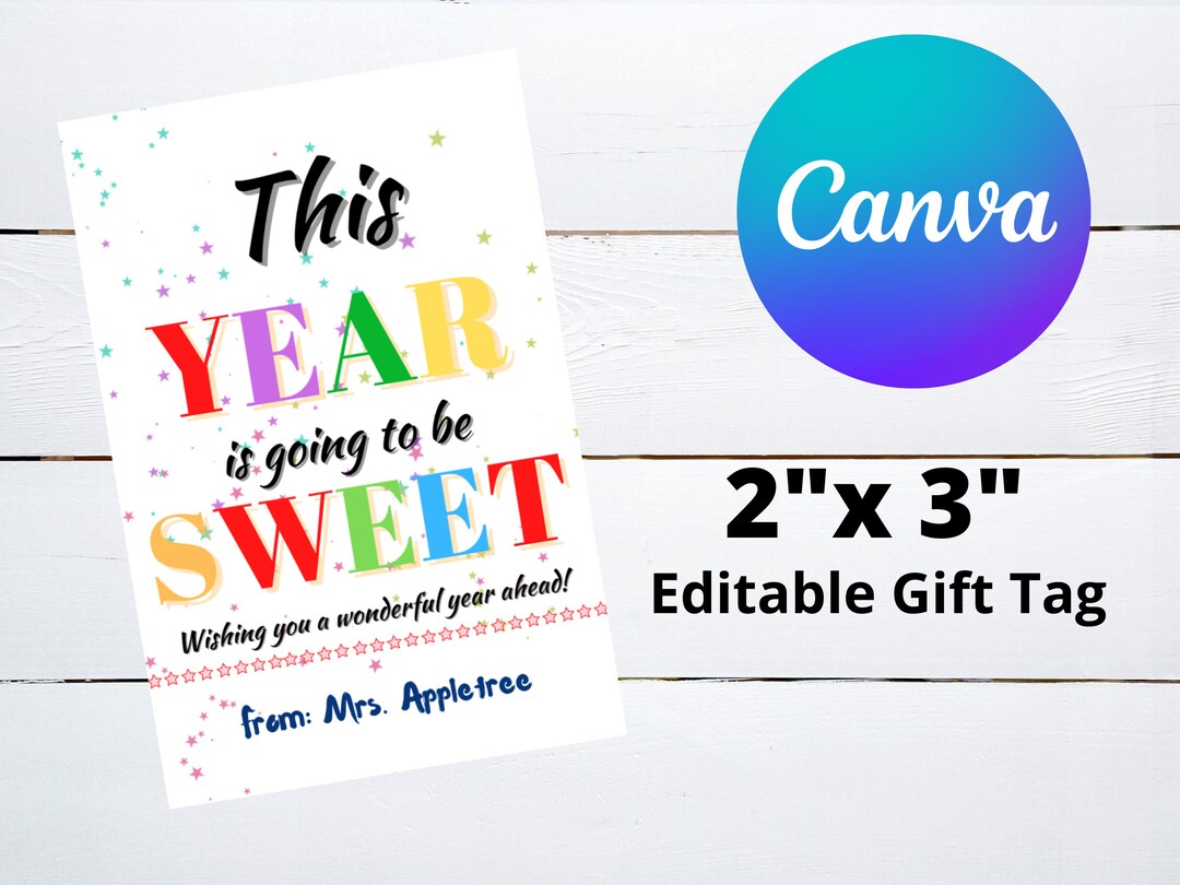 Editable Back to School Gift Tags for Students From Teachers, First Say ...
