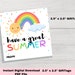 Have a Great SUMMER GIFT TAGS, Printable Teacher Appreciation Cookie ...