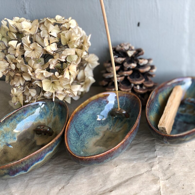 Ceramic Incense Bowl - Etsy