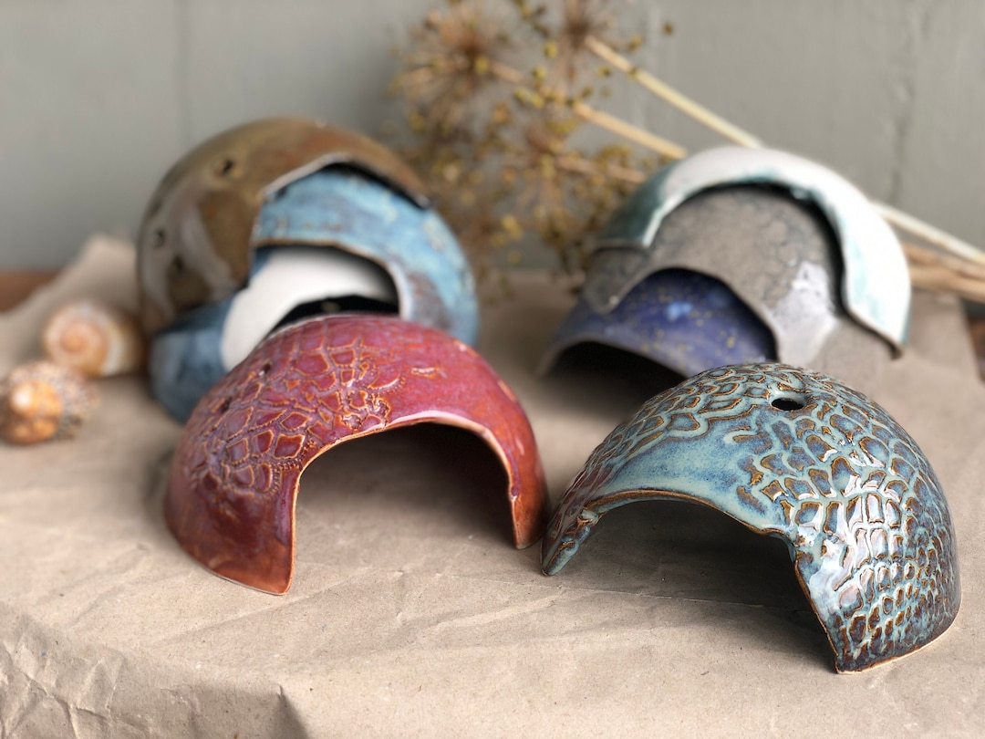 Handmade Fish Cave - Aquarium Decor | Shrimp House | Fish Tank Ceramic ...