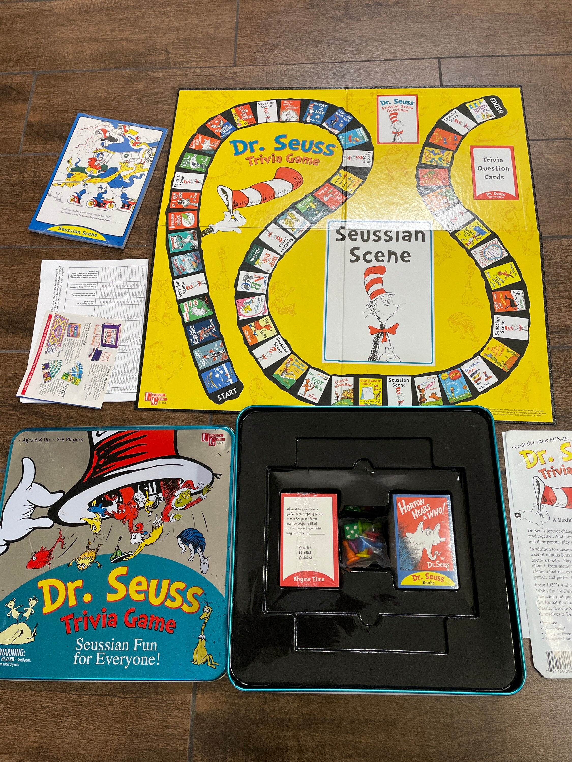 Dr. Seuss Trivia Game Seuss Ian Fun for Everyone - Etsy